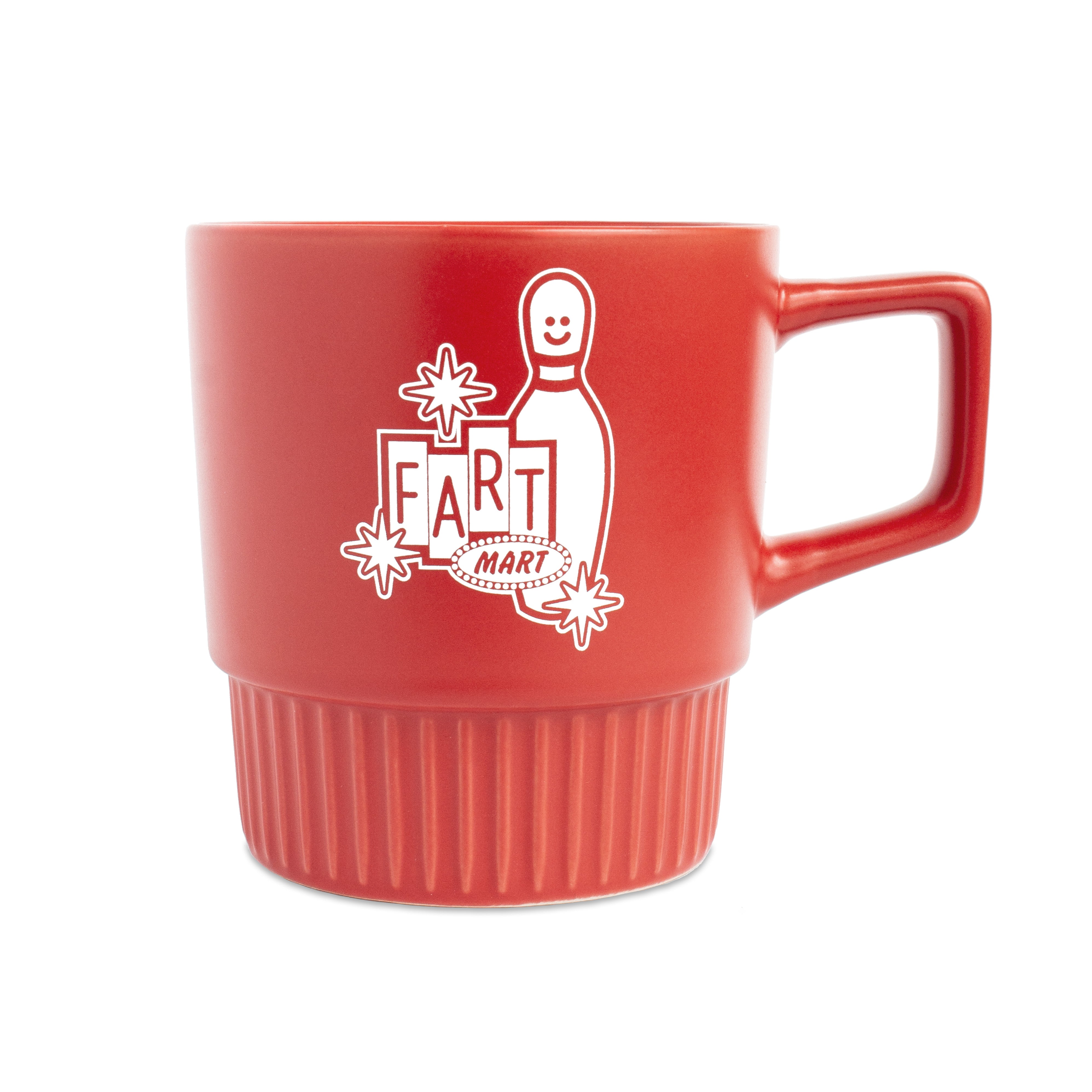 FART MART LANES MUG - DUSTY RED – Fart Mart