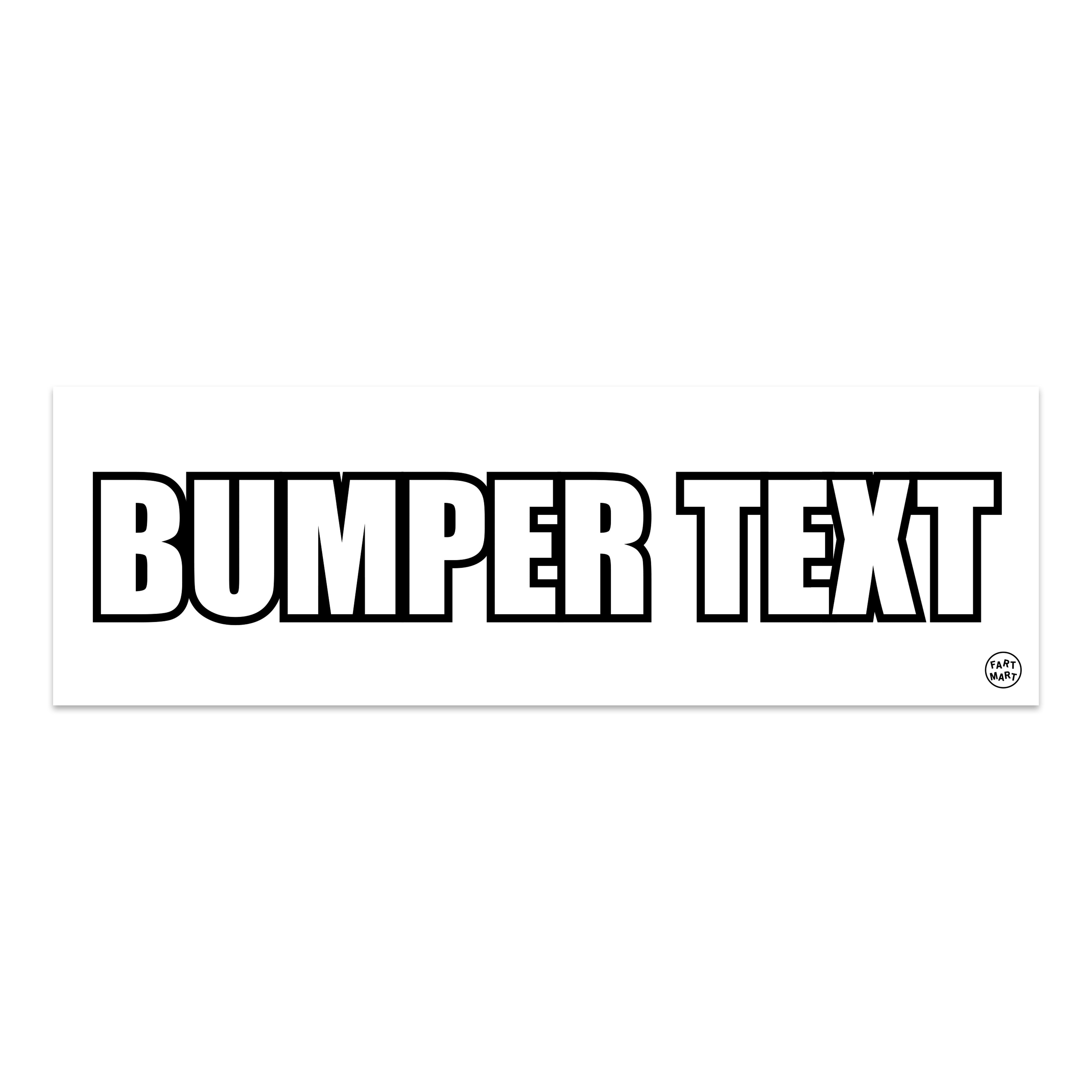 MEME BUMPER STICKER – Fart Mart